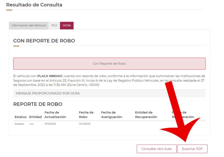 REPUVE Consulta Ciudadana Online